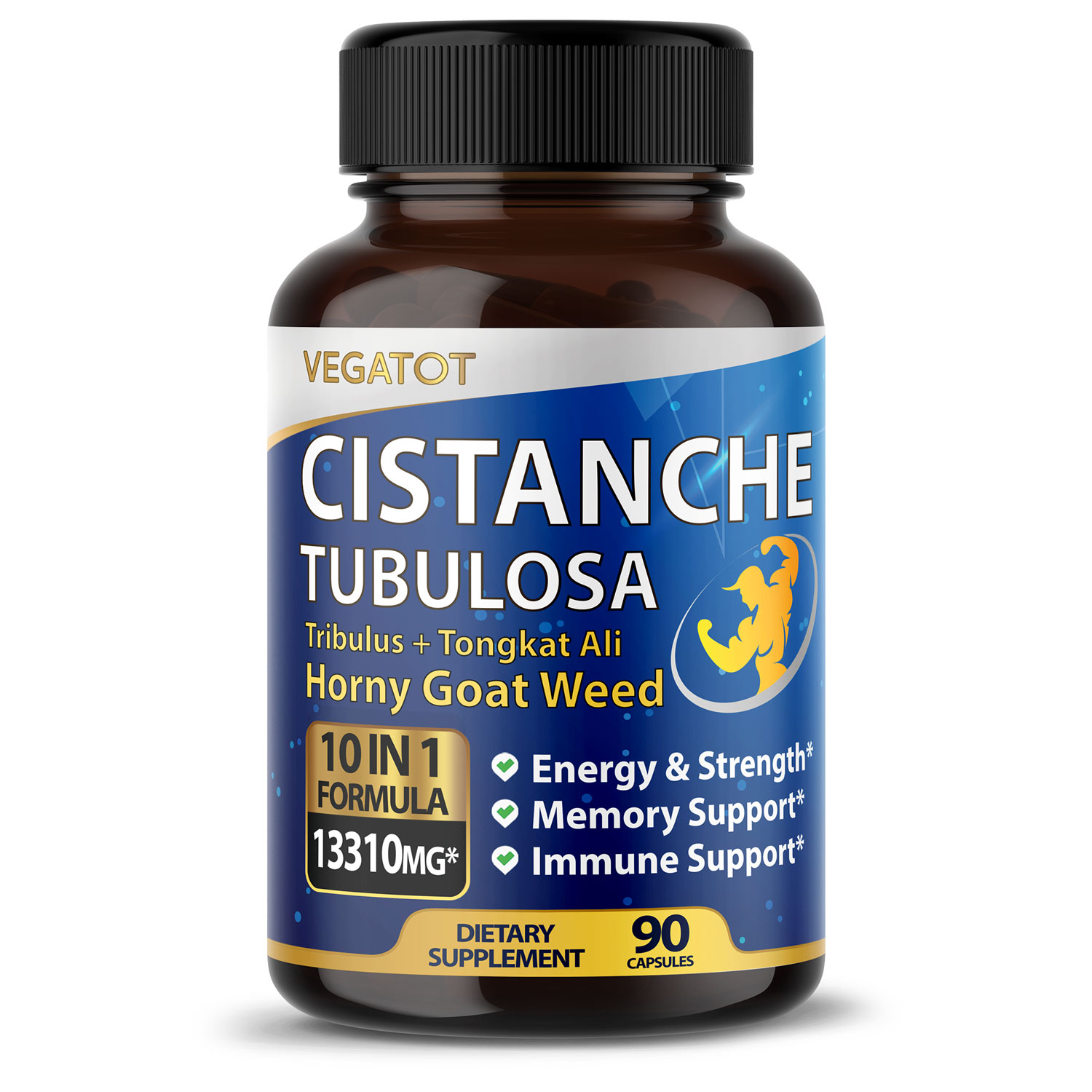 VEGATOT 10 in 1 High Strength Cistanche Tubulosa Tribulus Terrestris ...